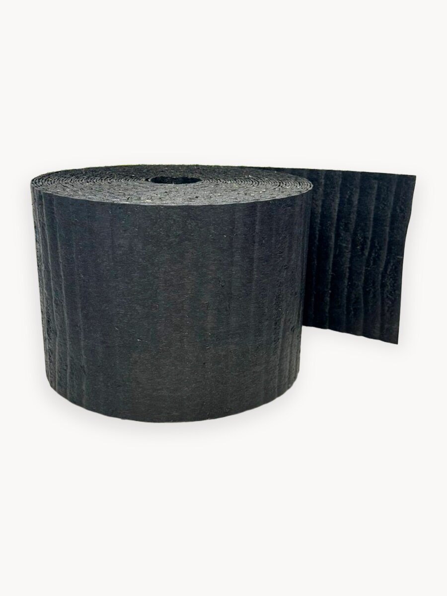 Бордюрная лента садовая 20см, длина рулона 20м, серый гранит