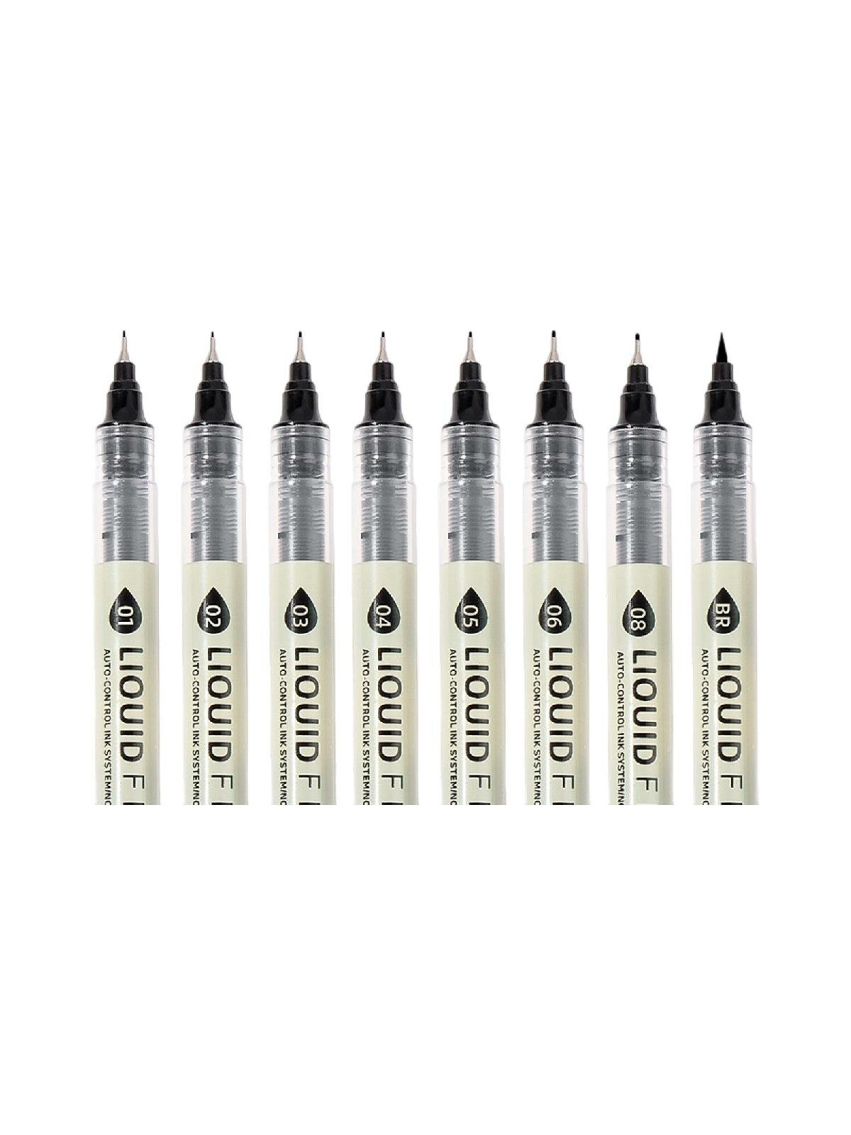 3/4/5/6/7/8 Шт Набор Карандашей Для Рисования Fineliner Для Рисования Комиксов