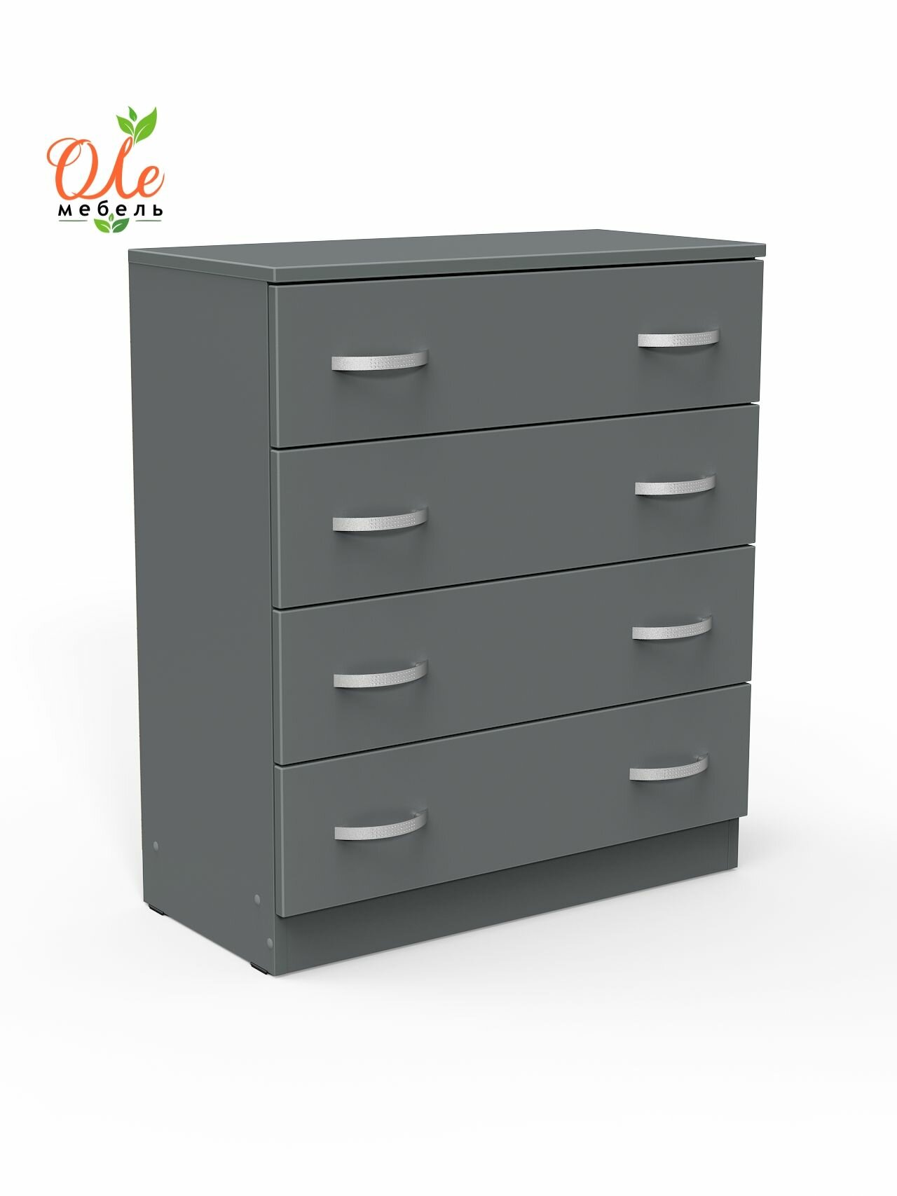 Комод деревянный с ручками №11 четыре ящика