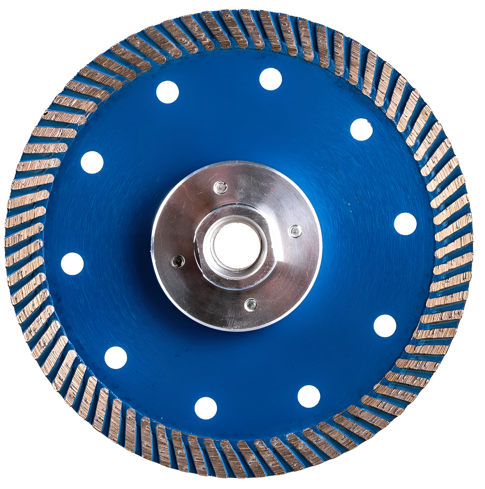 Диск алмазный "турбо" по натуральному камню с фланцем М14 125х2,2х10 "росомаха"