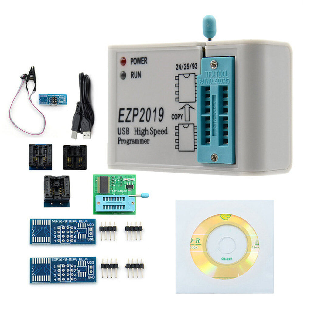 EZP2019 Высокоскоростной USB SPI FLASH Программатор С Поддержкой 32M Flash 24/25/93 EEPROM