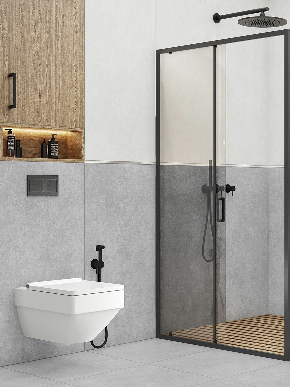 Керамогранит под бетон ALMA CERAMICA BERLIN GFU60120BLN70R матовый 600x1200