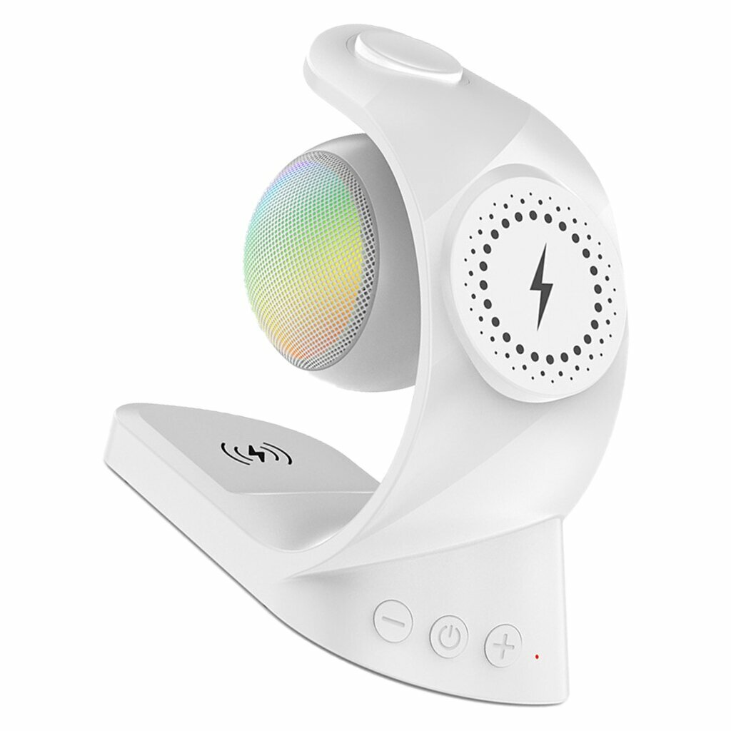 Блютузу-совместимый динамик с успокаивающим эффектом ночного света эффективная часовая зарядка телефона для домашнего офиса