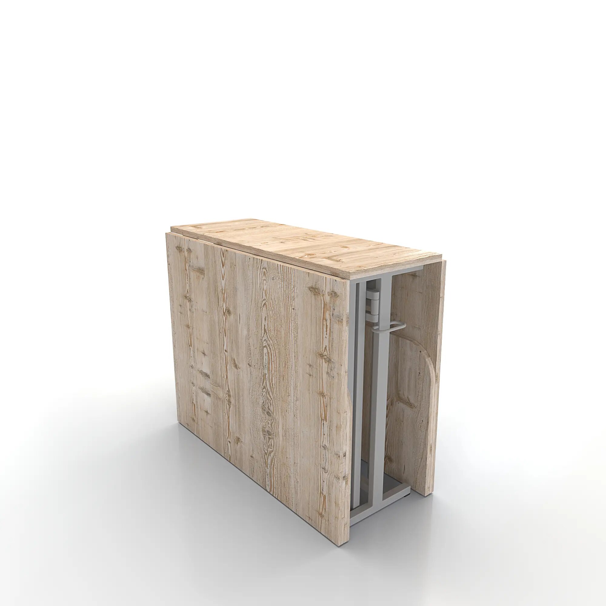 Стол книжка трансформер от производителя "Лайт Maksimus" - 2750х900х750 цвет столешницы Винтаж подстолье Светлое