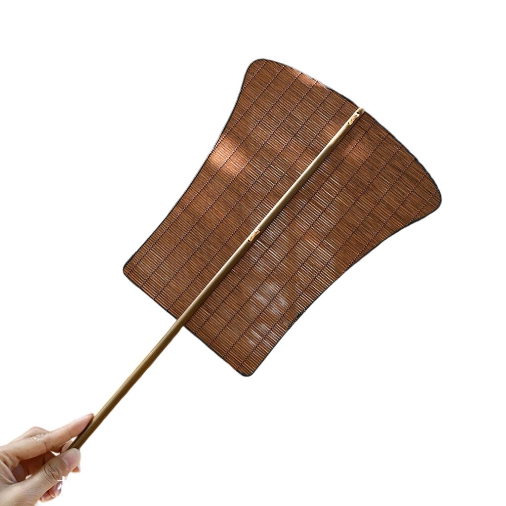 Плетеный бамбуковый веер, минималистичный декор для гостиной, подарок