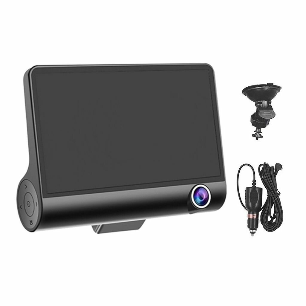 Видеорегистратор с 2 камерами, 4,0-дюймовым автомобильным видеорегистратором полной высокой четкости, автоматическим регистратором путями