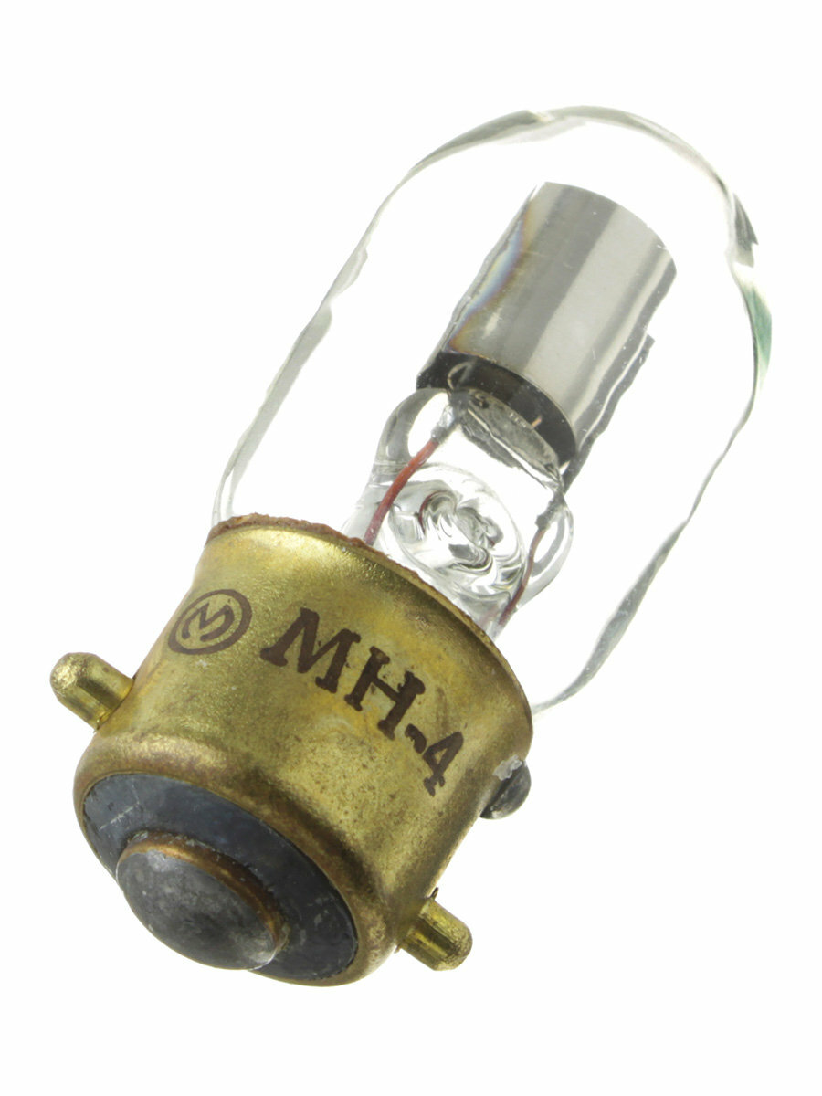 Лампа МН-4 неоновая, газоразрядная, сигнальный индикатор тлеющего разряда