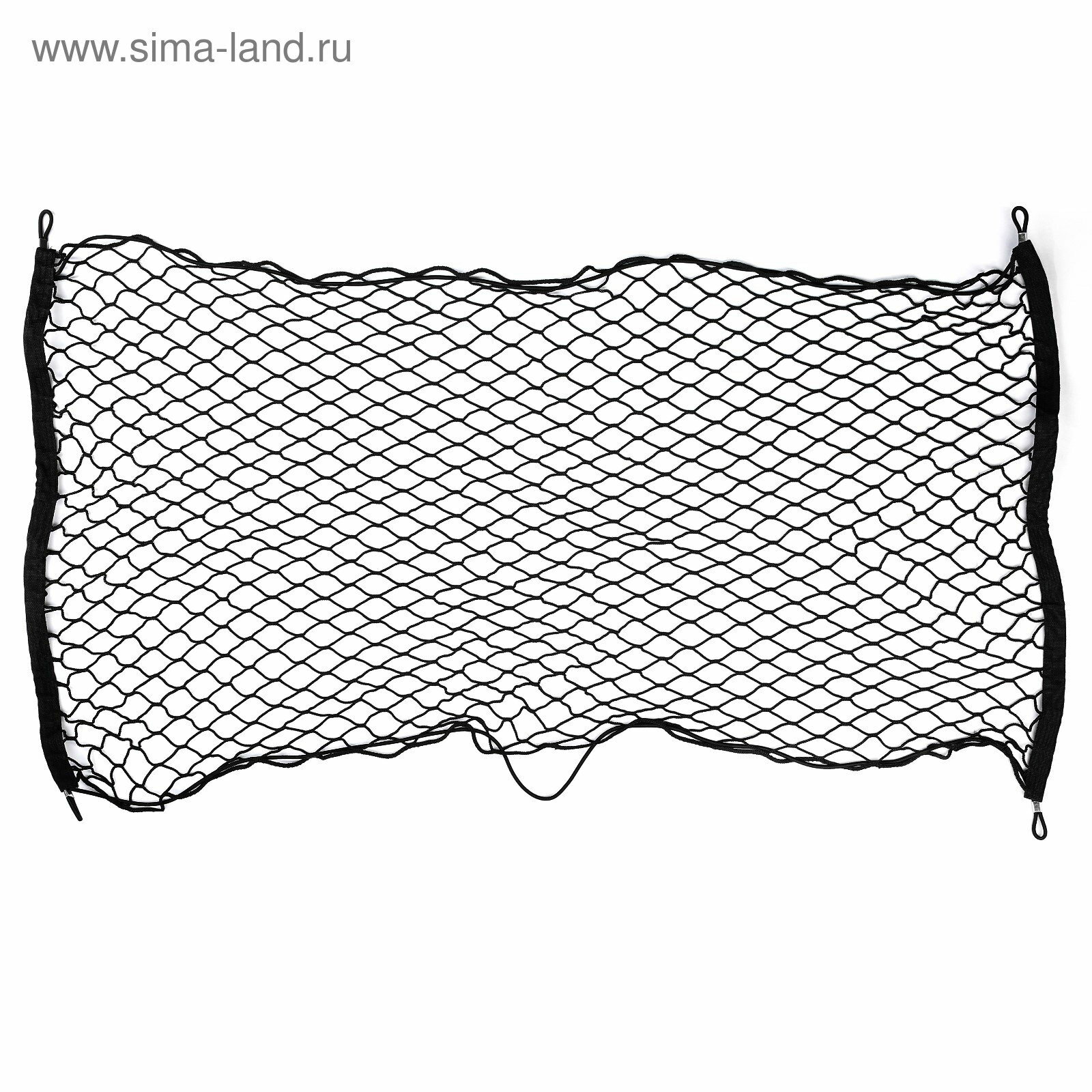 Сетка багажная 120x65 см, 4 крючка, место установки: в багажник