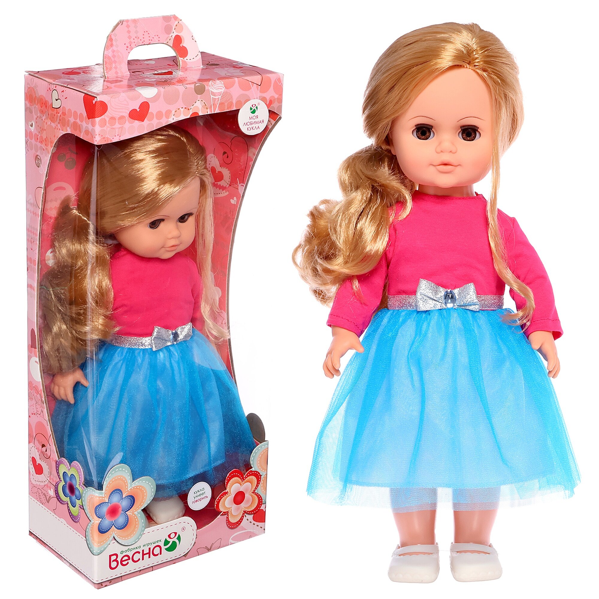 Кукла "Инна яркий стиль 1", 43 см, со звуковым устройством В3725/о 4522901
