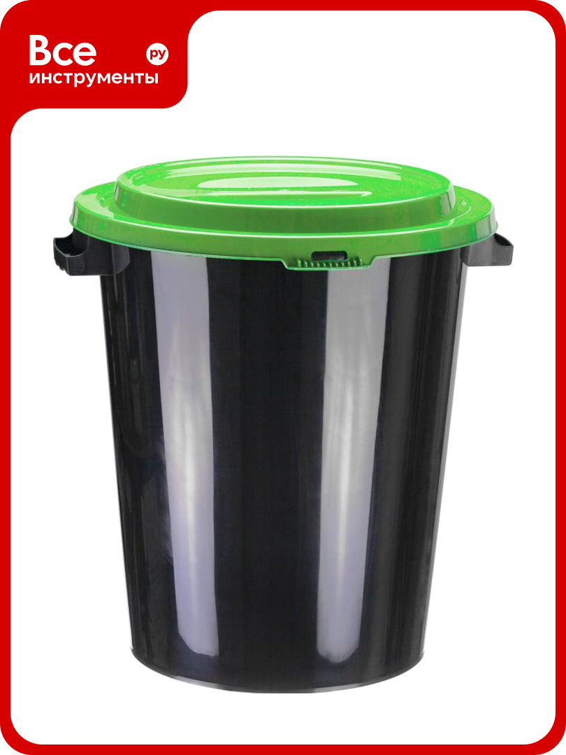 Бак IDEA 40л Ярко-Зеленый М 2392 ярко-зеленый, 40 л, из пластика