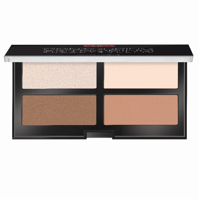 PUPA MILANO CONTOURING STROBING PALETTE Палетка Италия 15,5 гр
