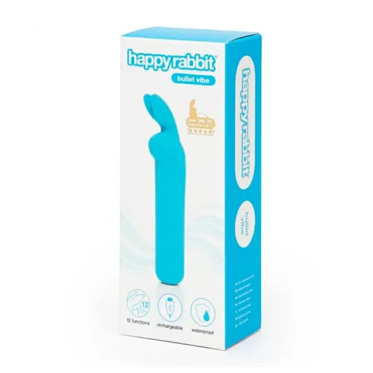 HAPPY RABBIT bullet vibe Вибропуля синяя