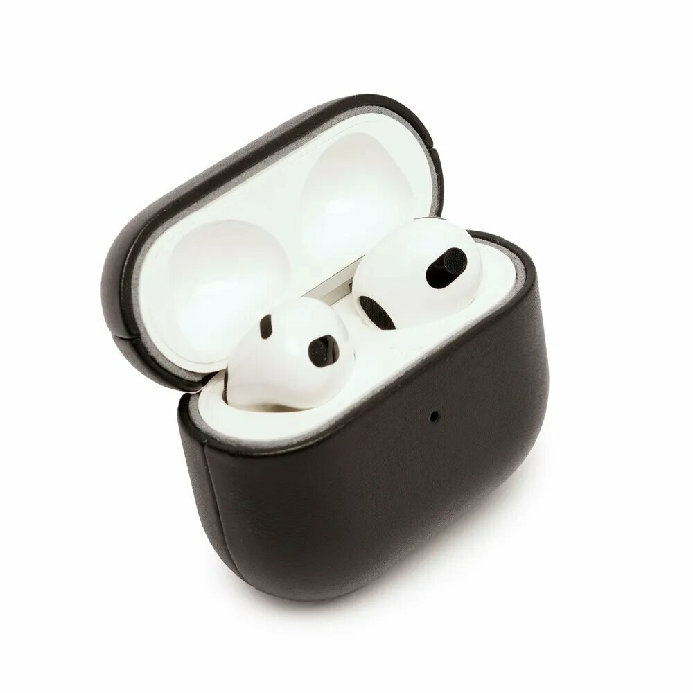 Кожаный чехол для AirPods 3 K-DOO LuxCraft, черный