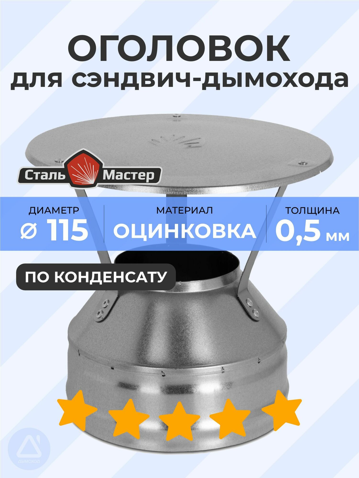 Оголовок К 115 / 200 оцинковка