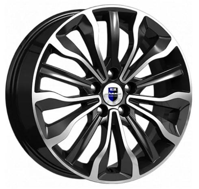 Диск колесный КиК Атакама 6,5x17 5x100 Dia56.1 ET48 цвет алмаз черный