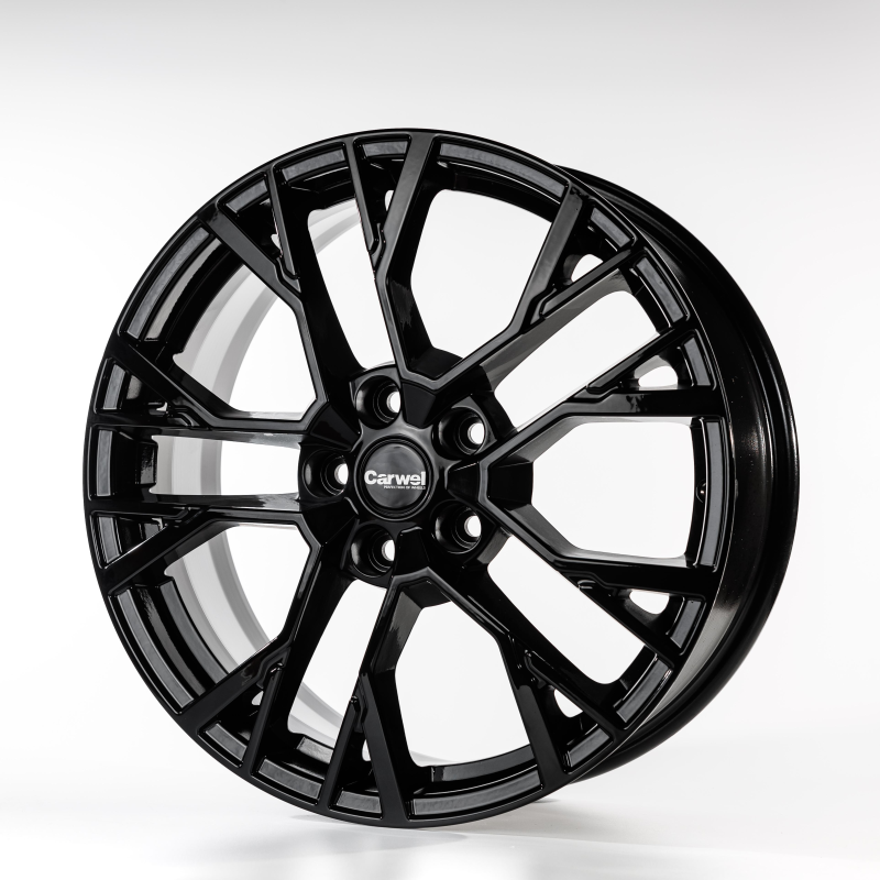 Диск колесный Carwel Камак 1810 (Dongfeng AX7) 7,0x18 5x108 Dia65.1 ET43 цвет BL (черный глянцевый)