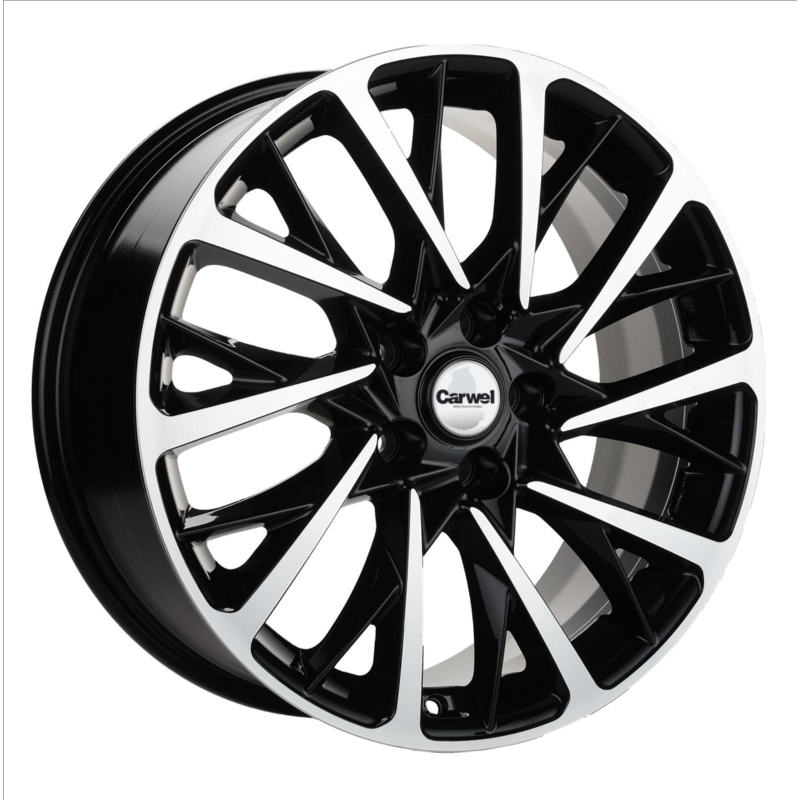 Диск колесный Khomen Wheels KHW1804 (Chery Tiggo) 7,5x18 5x108 Dia60.1 ET40 цвет Black-FP