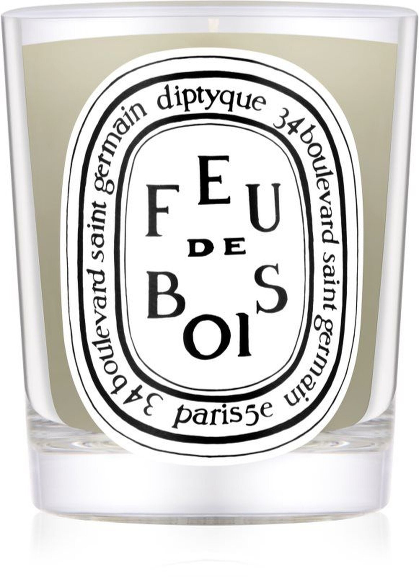 Свеча ароматическая Diptyque "Feu de Bois", растительный воск, 190г