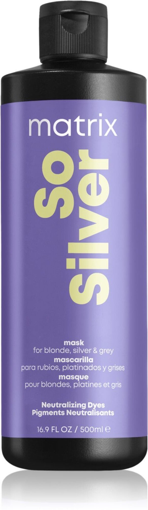 Маска для нейтрализации желтоватых оттенков Matrix So Silver 500 ml