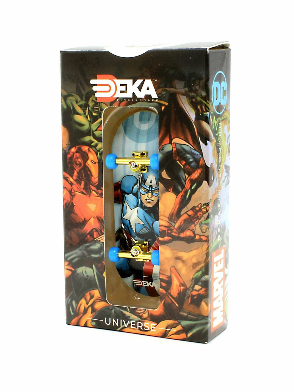 Фингерборд деревянный Deka marvel 34мм фингербординг, фингерскейт, фингер
