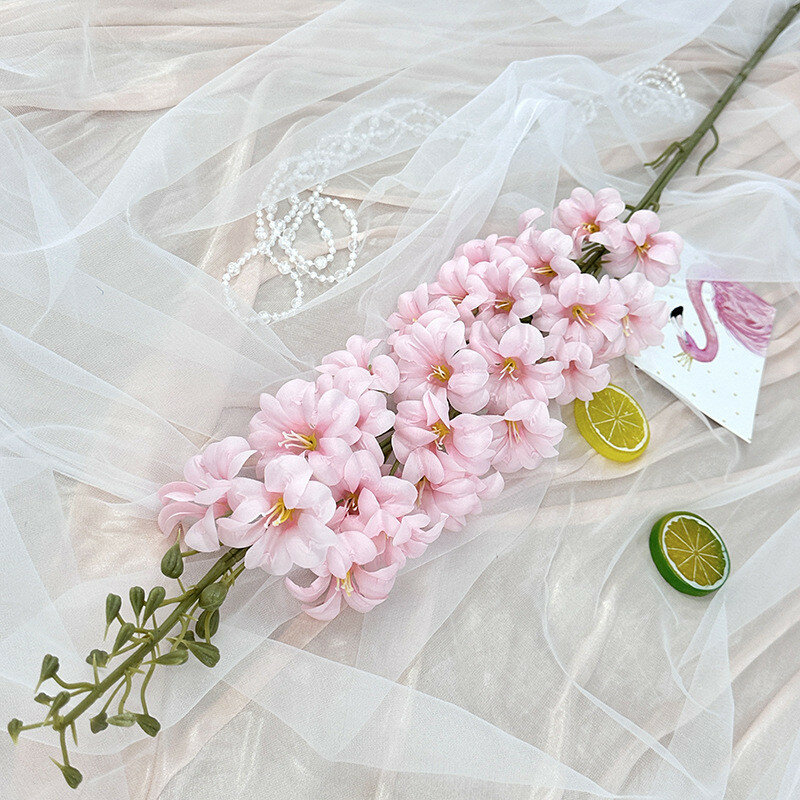 Имитационный ветка цветущего дерева декор для оформления мероприятий фотостилинг розовая