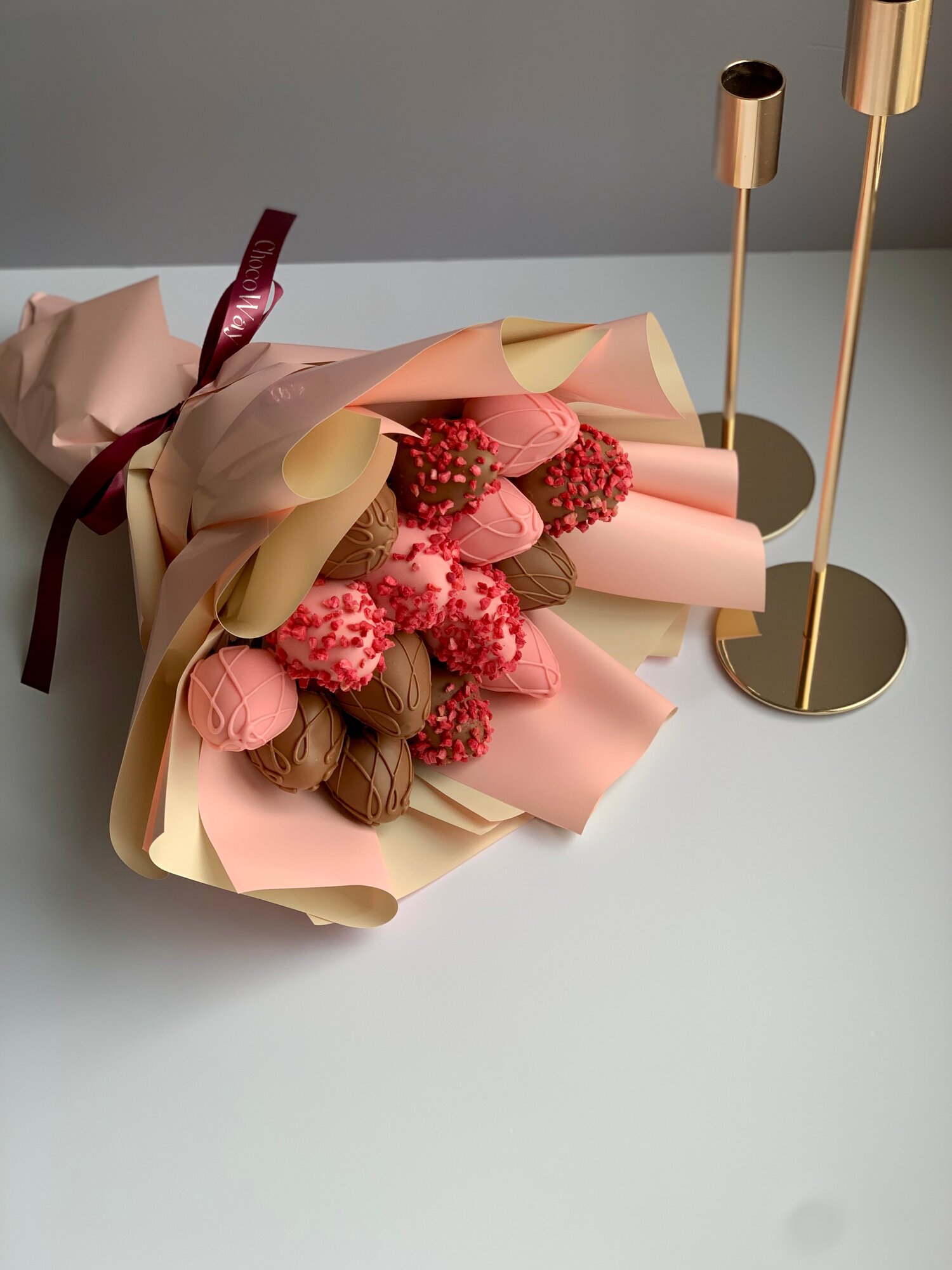 Клубника в шоколаде букет Букет из клубники в шоколаде 15 ягод Подарочный букет на день рождения , в подарок девушке, маме