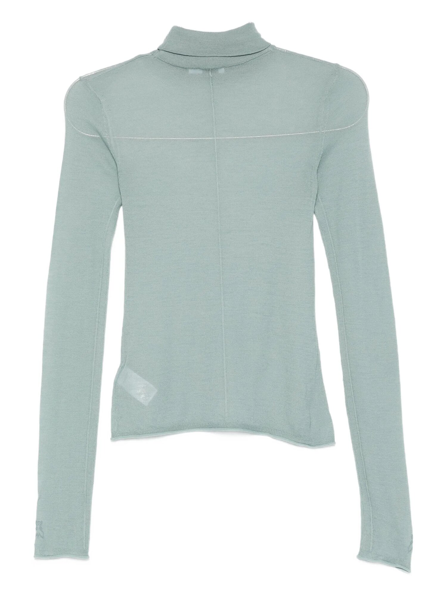 Свитер PATRIZIA PEPE Wool turtleneck sweater, размер 34, , greyish green — фото 1
