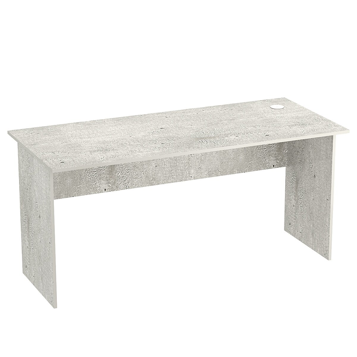 Стол рабочий офисный С-05, Метрополитан Грей. Производитель товара - компания ТОБ.