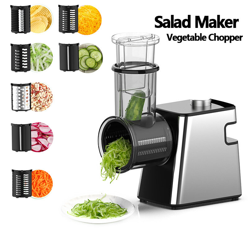 Электрический измельчитель для овощей: автоматический кухонный комбайн для нарезки картофеля соломкой и ломтиками