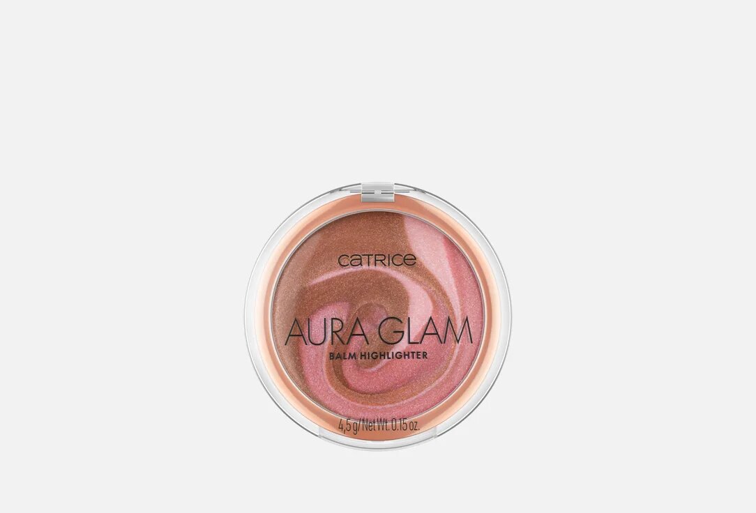 Хайлайтер для лица Catrice Aura Glam Balm, оттенок 010, A swirl of rose, 4.5 г