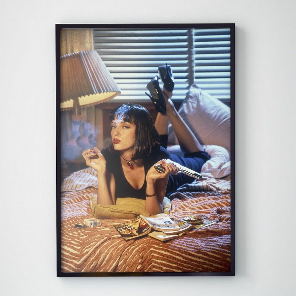 Плакат, постер Криминальное Чтиво (Pulp Fiction) на бумаге, размер 21х30см