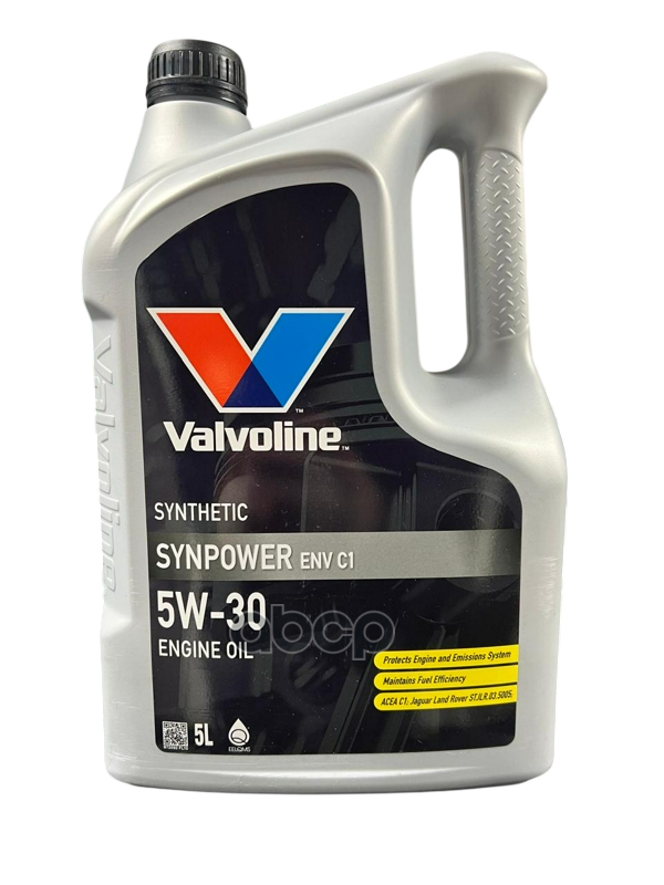 Valvoline Масло моторное VALVOLINE SYNPOWER ENV C1 5W-30 5л На складе