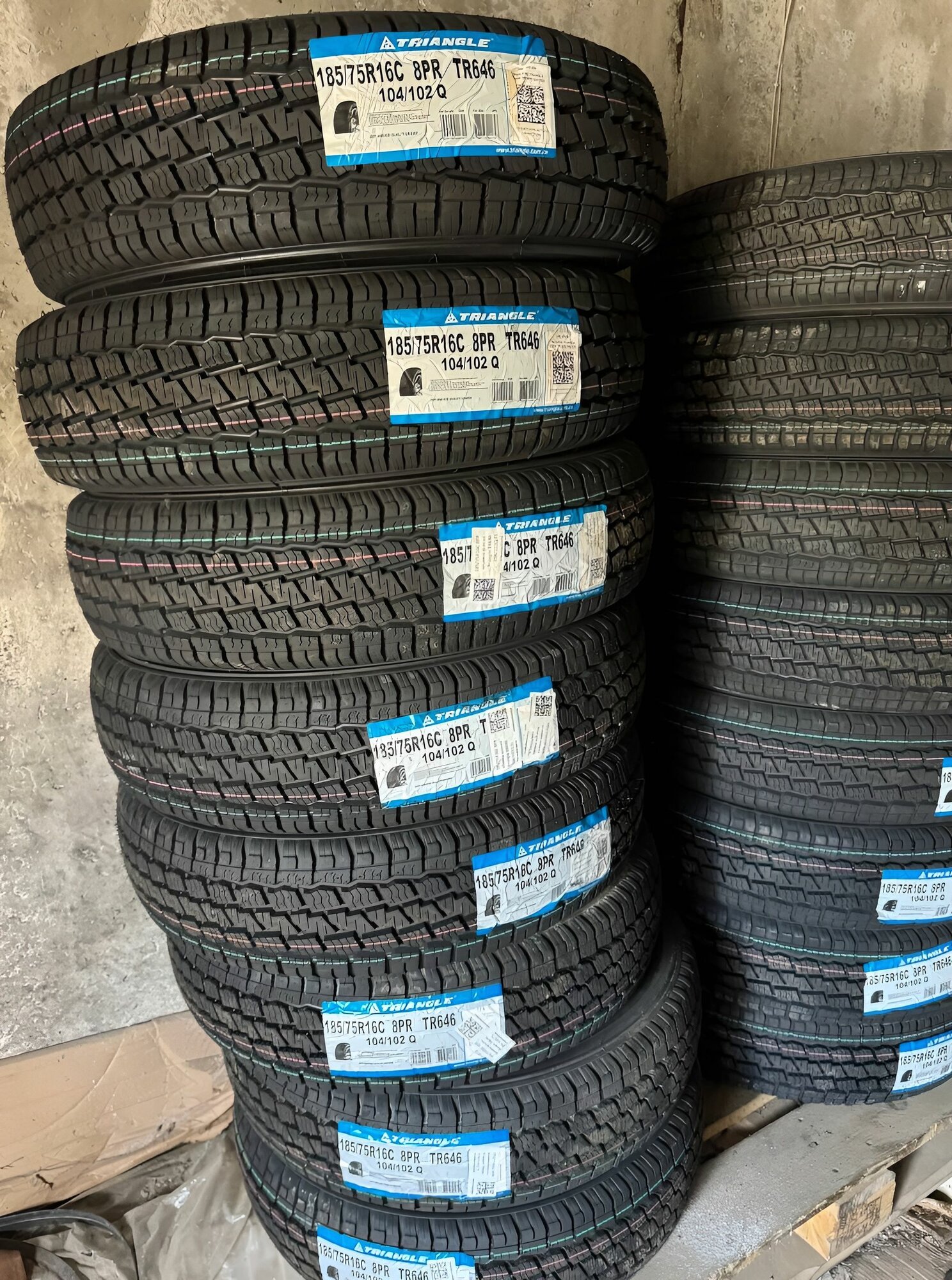 185/75 R16C Triangle TR646 104/102Q (всесезонные шины) для коммерческого транспорта 2026 год — фото 1