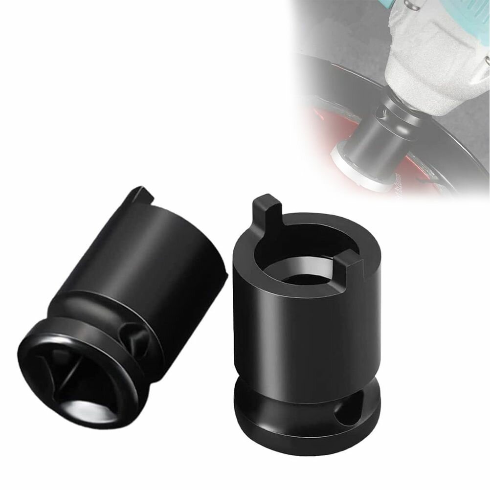 2 шт. Адаптер гайковерт для УШМ (болгарки), хромомолибден, 1/2"