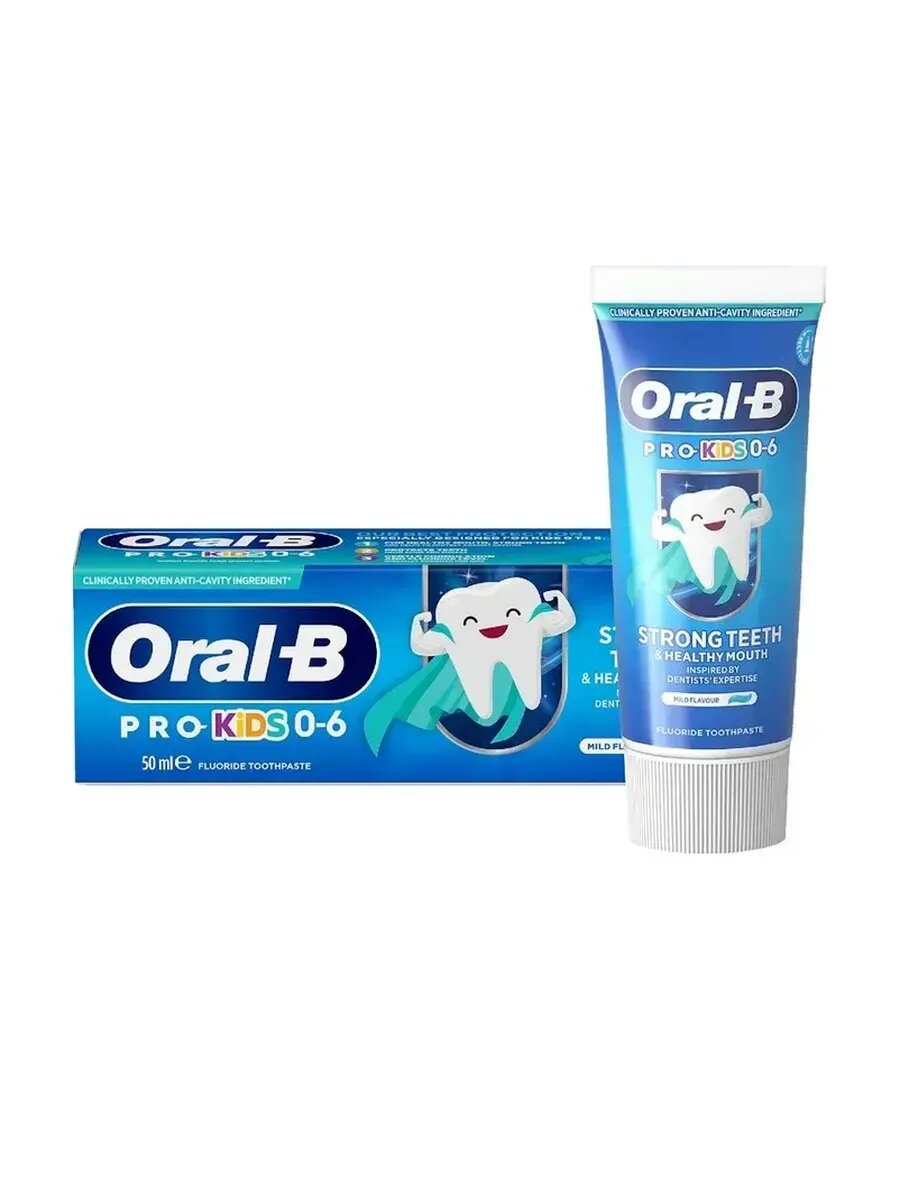 Зубная паста детская Pro-Kids Мягкий вкус 0-6 лет 50 мл