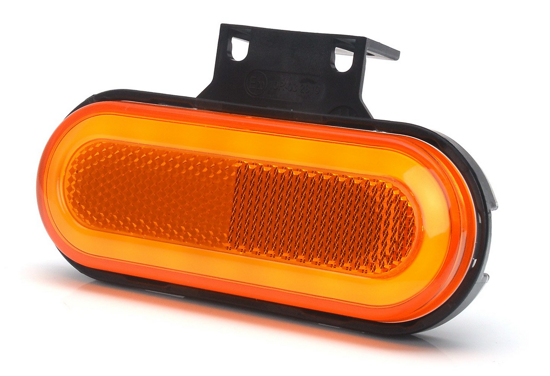 Фонарь габаритный 134 желтый универсальный бегущий 24в , разъём 2pin арт.134-00-2pin