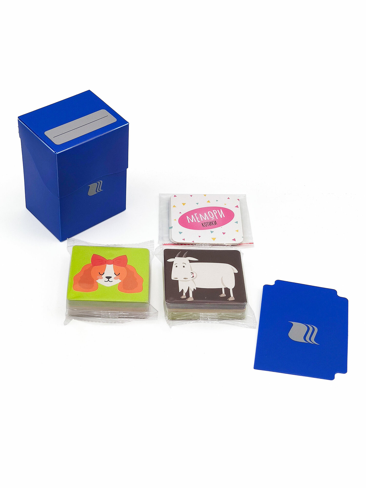 Настольная Memo игра на память и внимание Фабрика Игр Мемори Песики и Ферма, в пластиковой коробочке