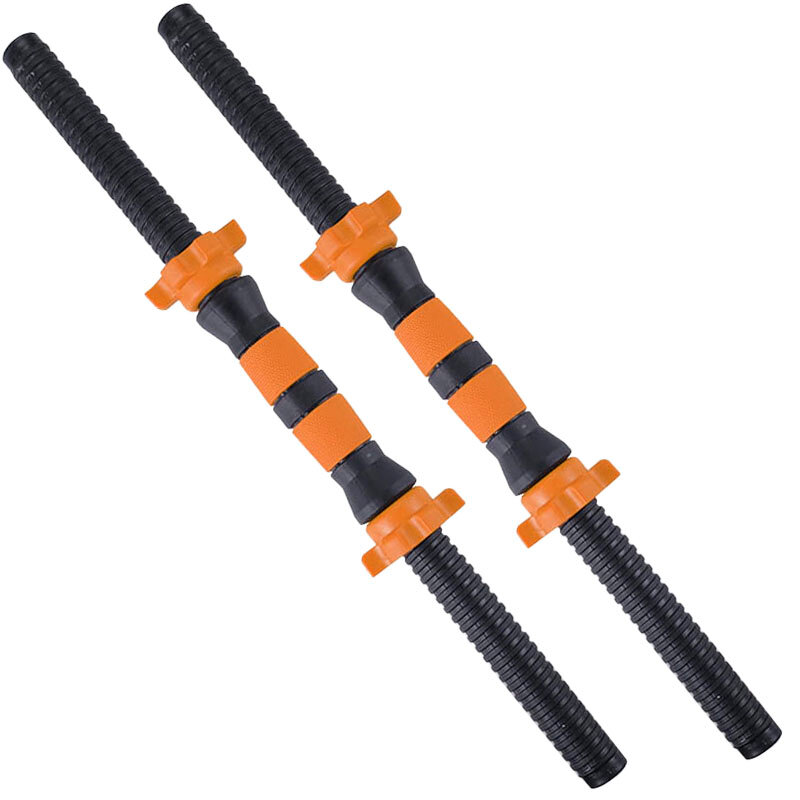 Набор гантельных грифов Voitto 45 см (металлопластиковый), d-25 мм, ORANGE (2 шт)