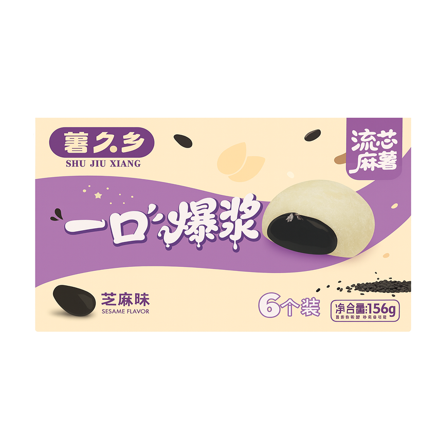 Shu Jiu Xiang Десерт Моти Кунжут 156гр