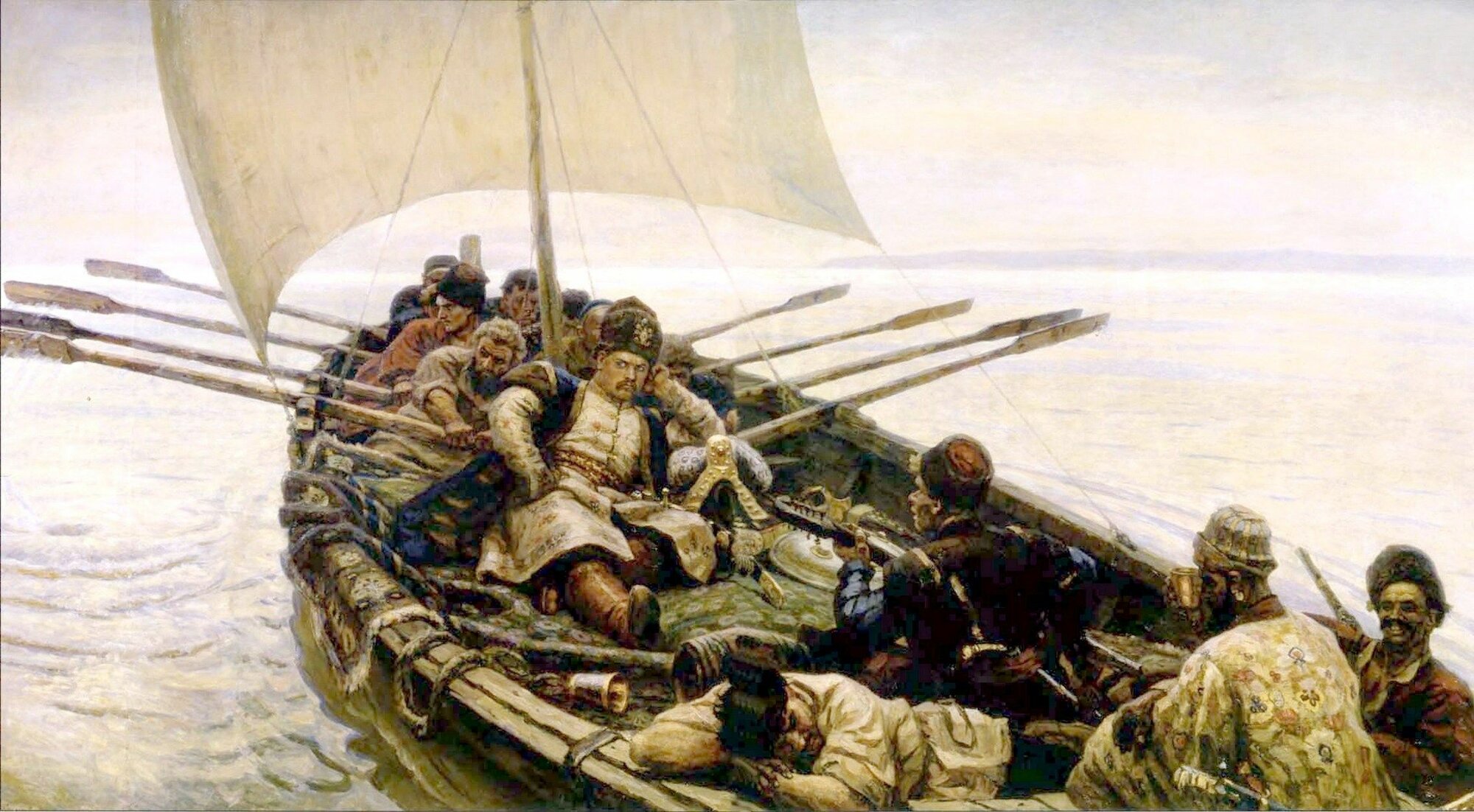 Картина Сурикова Василия Стенька Разин 80х44 см