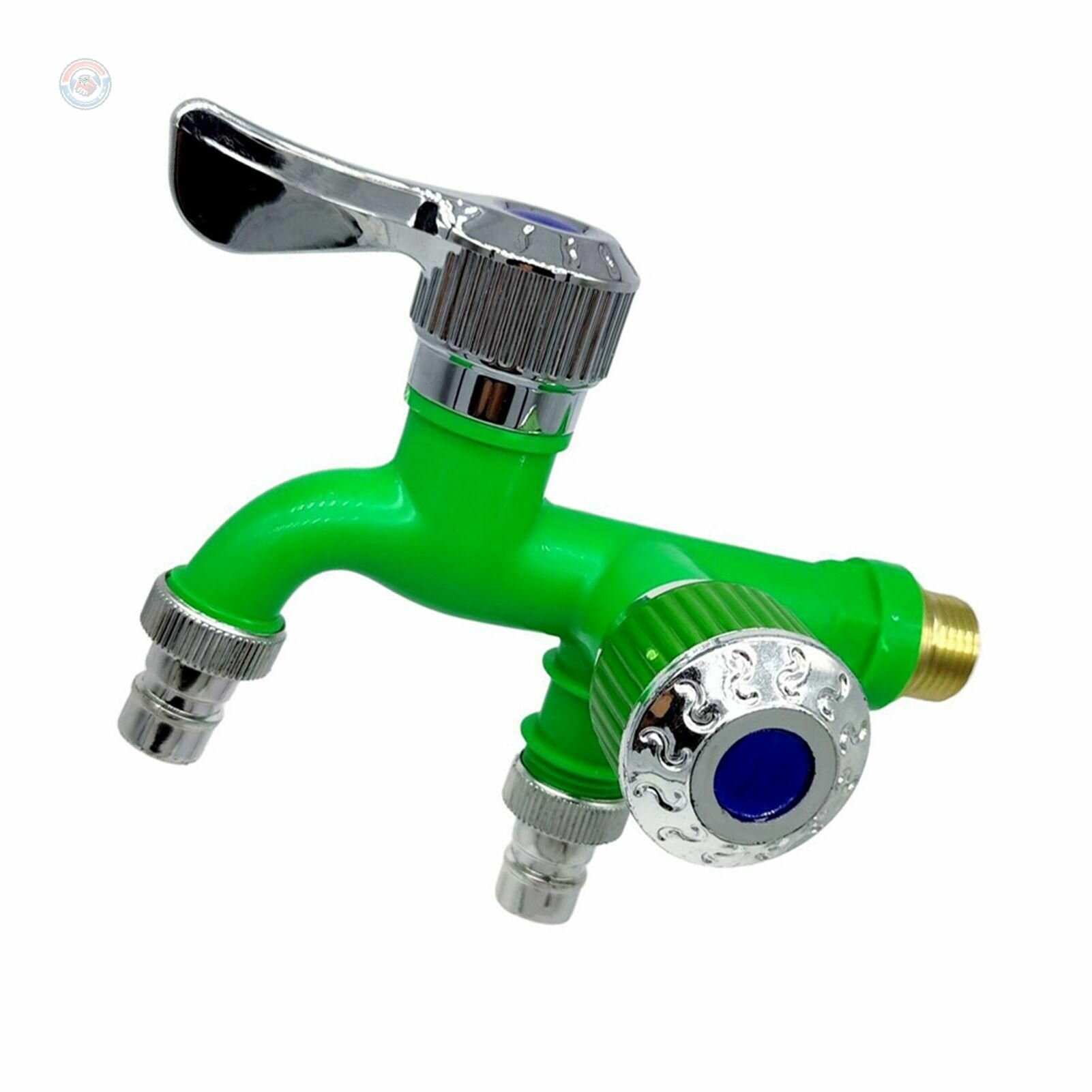 Смеситель для стиральной машины с двойным подключением, поворотный кран 2 в 1, универсальный адаптер для шлангов, термостойкий и взрывозащищённый, лёгкая установка