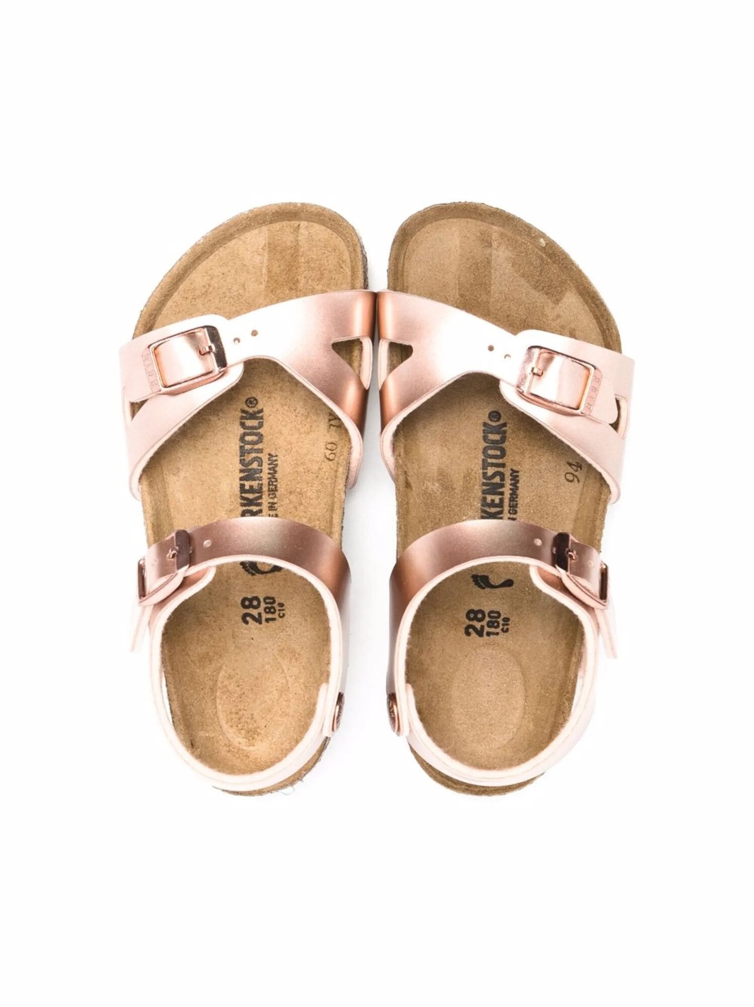 Сандалии Birkenstock Сандалии с эффектом металлик, размер 26 EU, розовый — фото 1