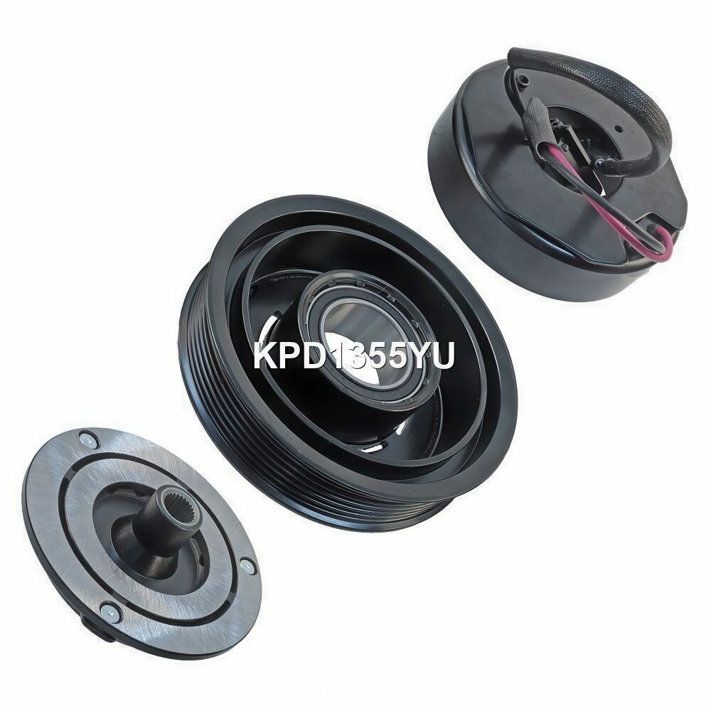 Шкив компрессора кондиционера, для Хендай IX35 LM, КИА Спортейдж 3 арт KPD1355YU