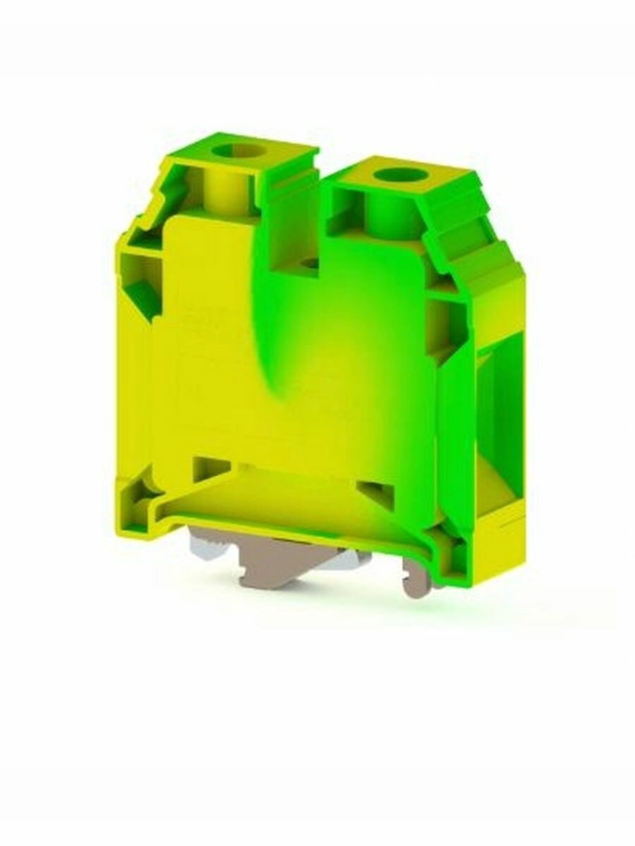 Клеммник на DIN-рейку (MR32/ MR35), 35 мм. кв, зажим под шестигранник (земля), AVK 35T IRDS KLEMSAN (1шт)