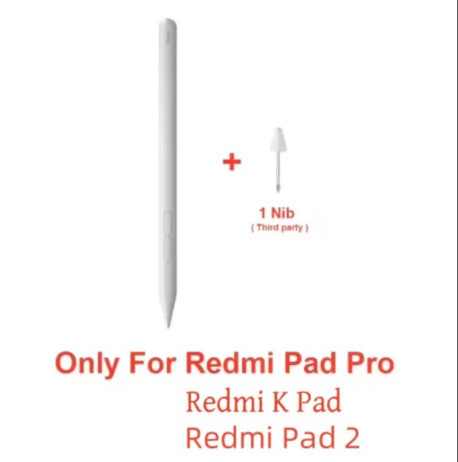 Стилус для Redmi Pad Pro/K Pad/Pad 2, белый, с нибом