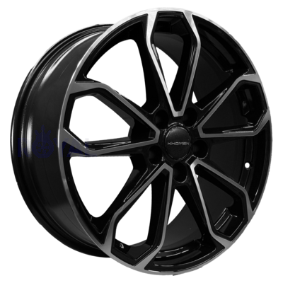 Литой колесный диск Khomen Wheels KHW1816 (Nissan Qashqai) 7x18/5x114,3 ET40 D66,1 Black-FP