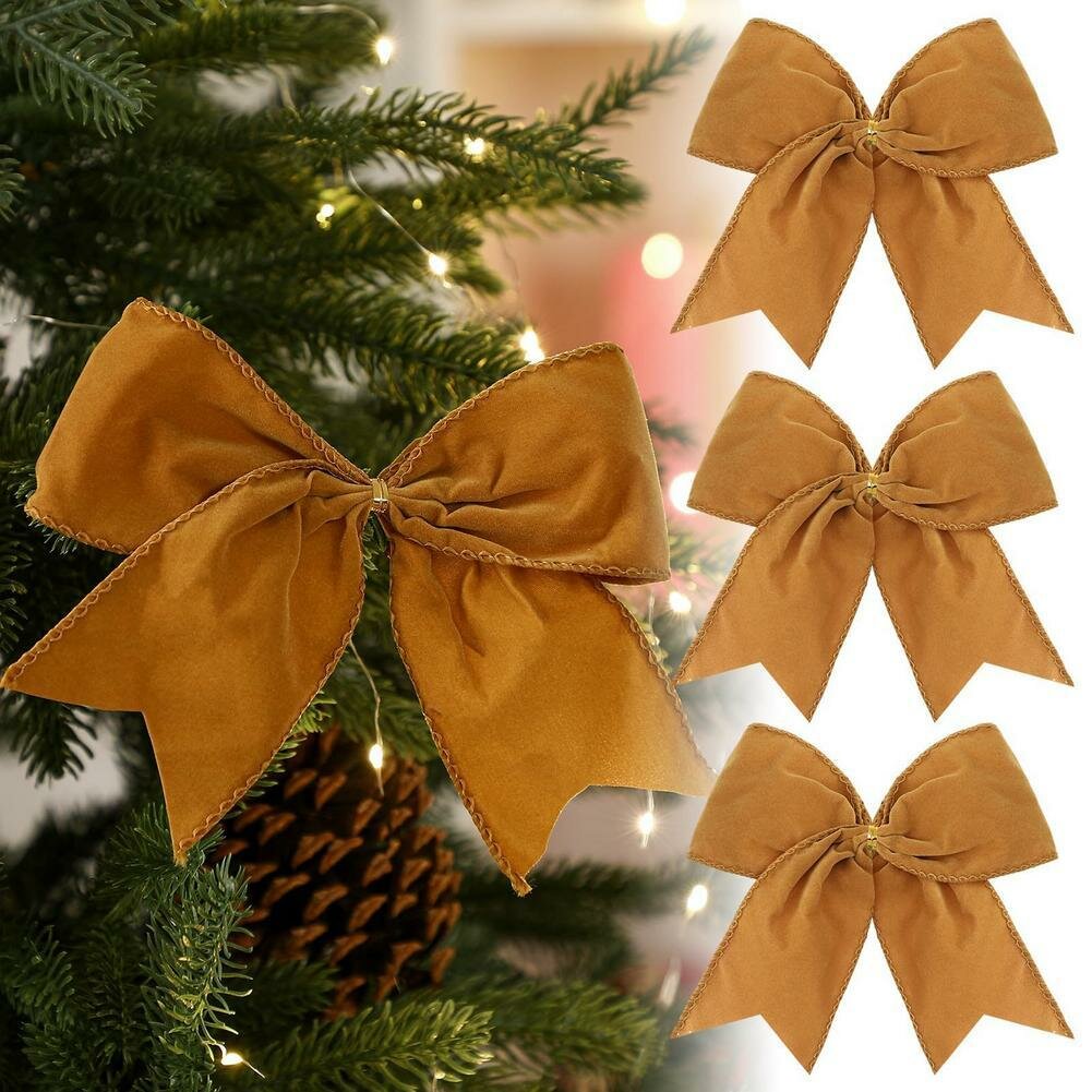 Украшение на елку "Большая бархатная бабочка"