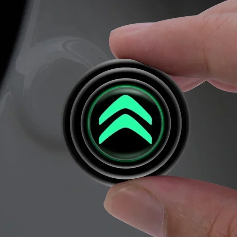 Наклейка на амортизатор двери автомобиля, светящаяся наклейка для Citroen C2 C4 Internal luminous