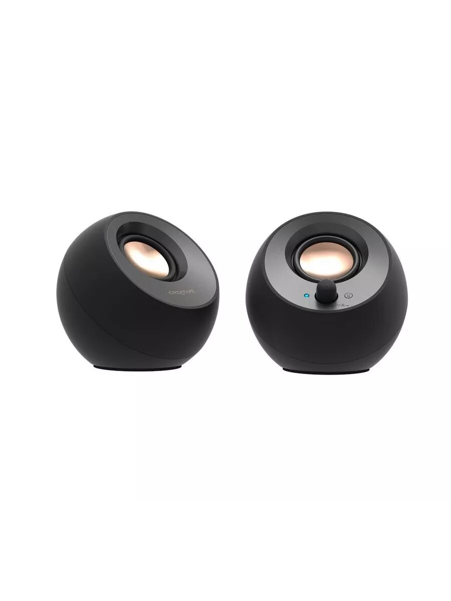 Колонки Pebble V3 MF1700 2.0 черный 8Вт BT портативные