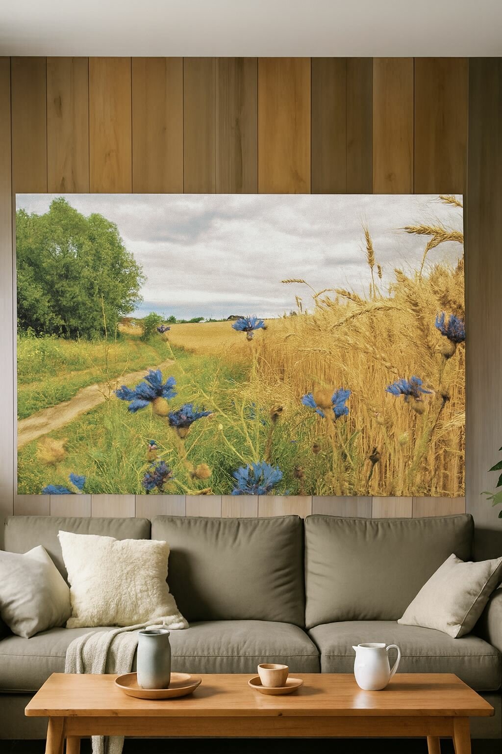 Ковер палас на пол настенный размер: 1,5х2,0 м (150 х 200 см) безворсовый в спальню гостиную на кухню на стену с природой